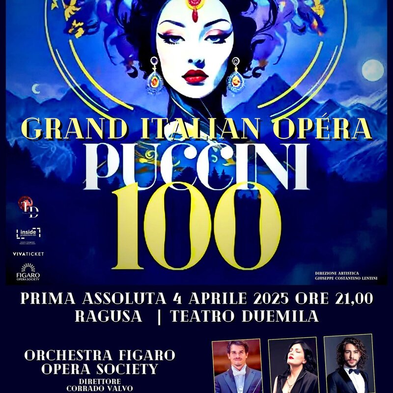 Events - Grand Italian opera Puccini 100 - Ragusa Center