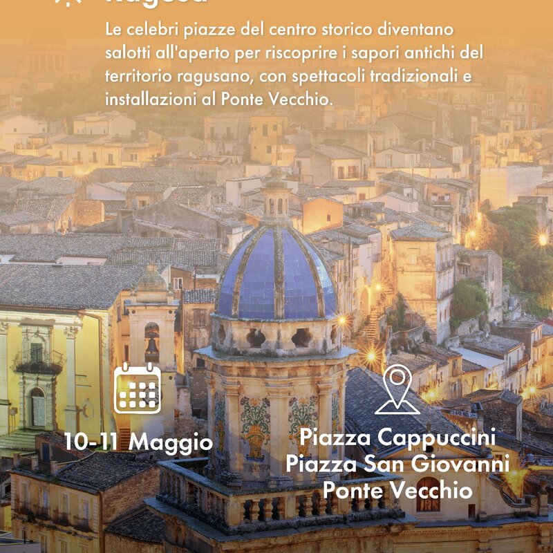 Events - Enjoy Barocco Food Fest - TRADITION AT THE TABLE - Ragusa Center